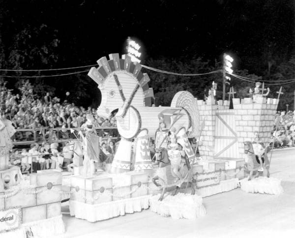 Florida Memory • Orange Bowl Festival parade float - Miami, Florida