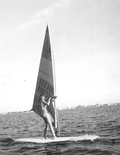 Florida Memory • Windsurfing at the beach - Pensacola, Florida