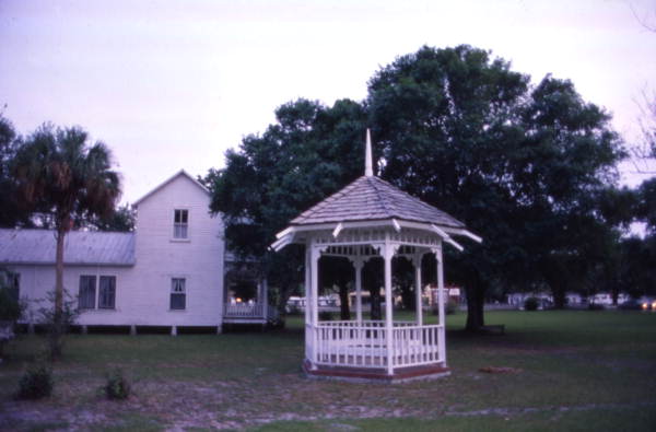 Florida Memory • View of gazebo at the Gamble Plantation Historic State ...