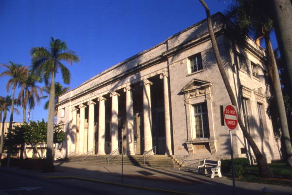 Florida Memory • Federal Building courthouse at 2301 1st St. in the Ft ...