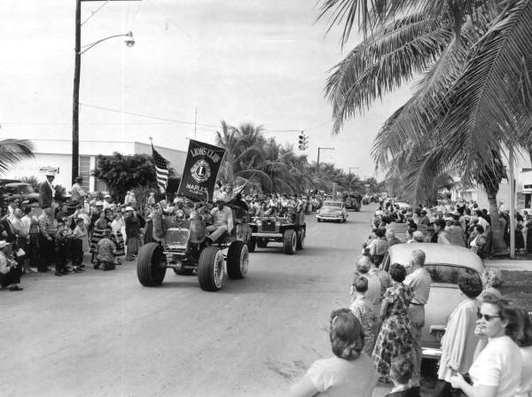 Florida Memory • Naples' Swamp Buggy Day parade - Naples, Florida