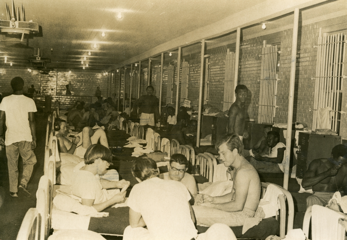 Florida Memory • Youthful offenders in "I dormitory" at the Apalachee ...