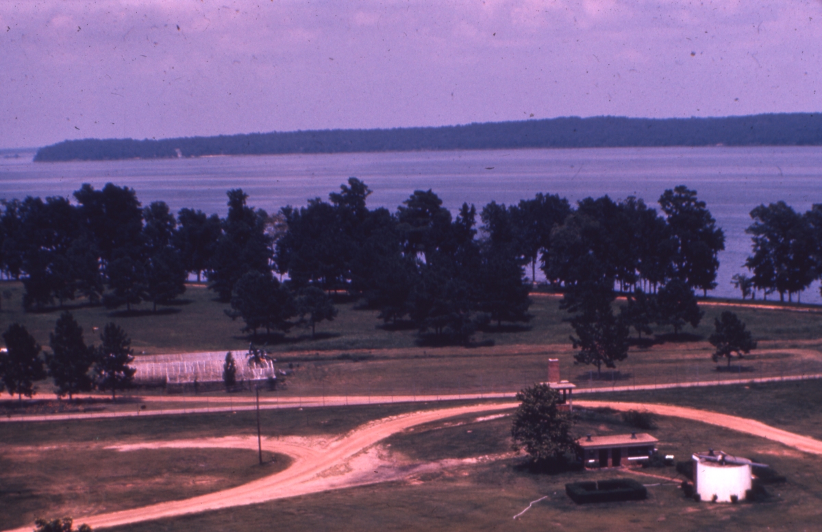 Florida Memory • Aerial view overlooking a section of the Apalachee ...