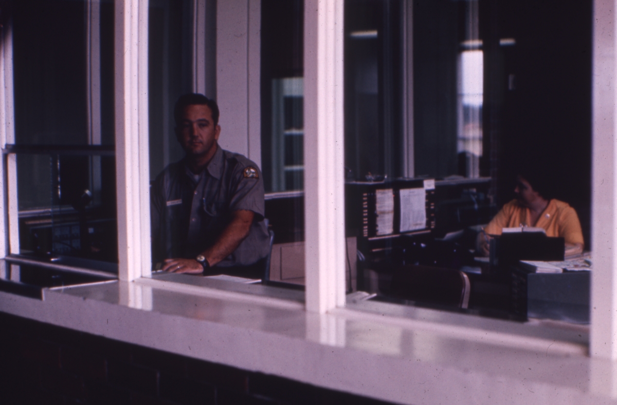 Florida Memory • Corrections officer at his station in the Apalachee ...
