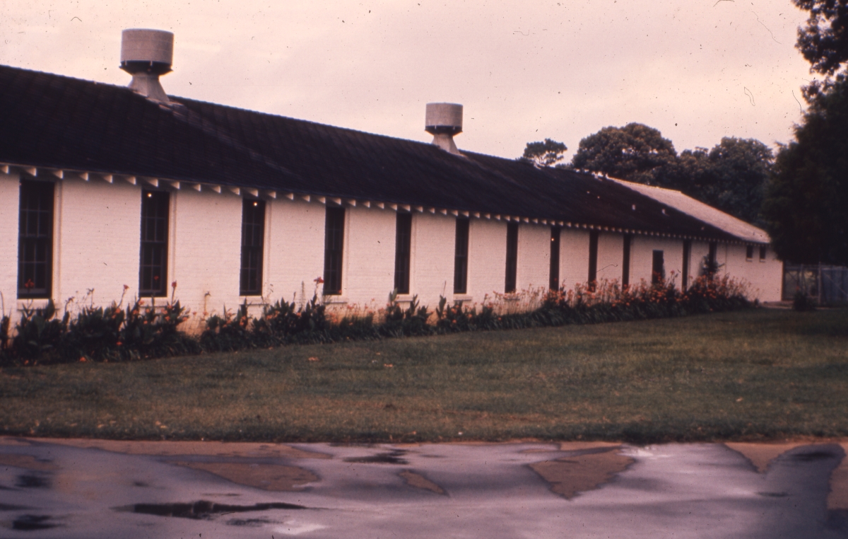 Florida Memory • Close-up view of a building at the Apalachee ...