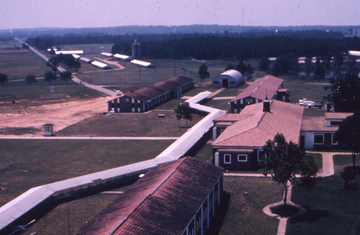 Florida Memory • Aerial view looking west over the Apalachee ...