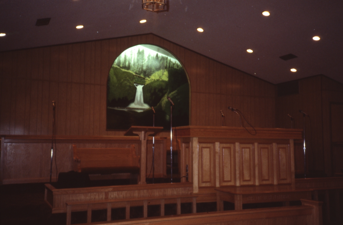 Florida Memory • Interior view of prison chapel at the Apalachee ...