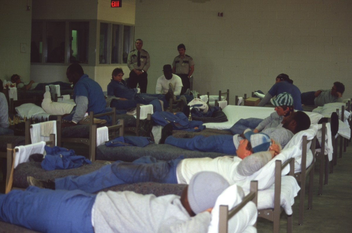 Florida Memory • Sleeping quarters for inmates at the Calhoun ...