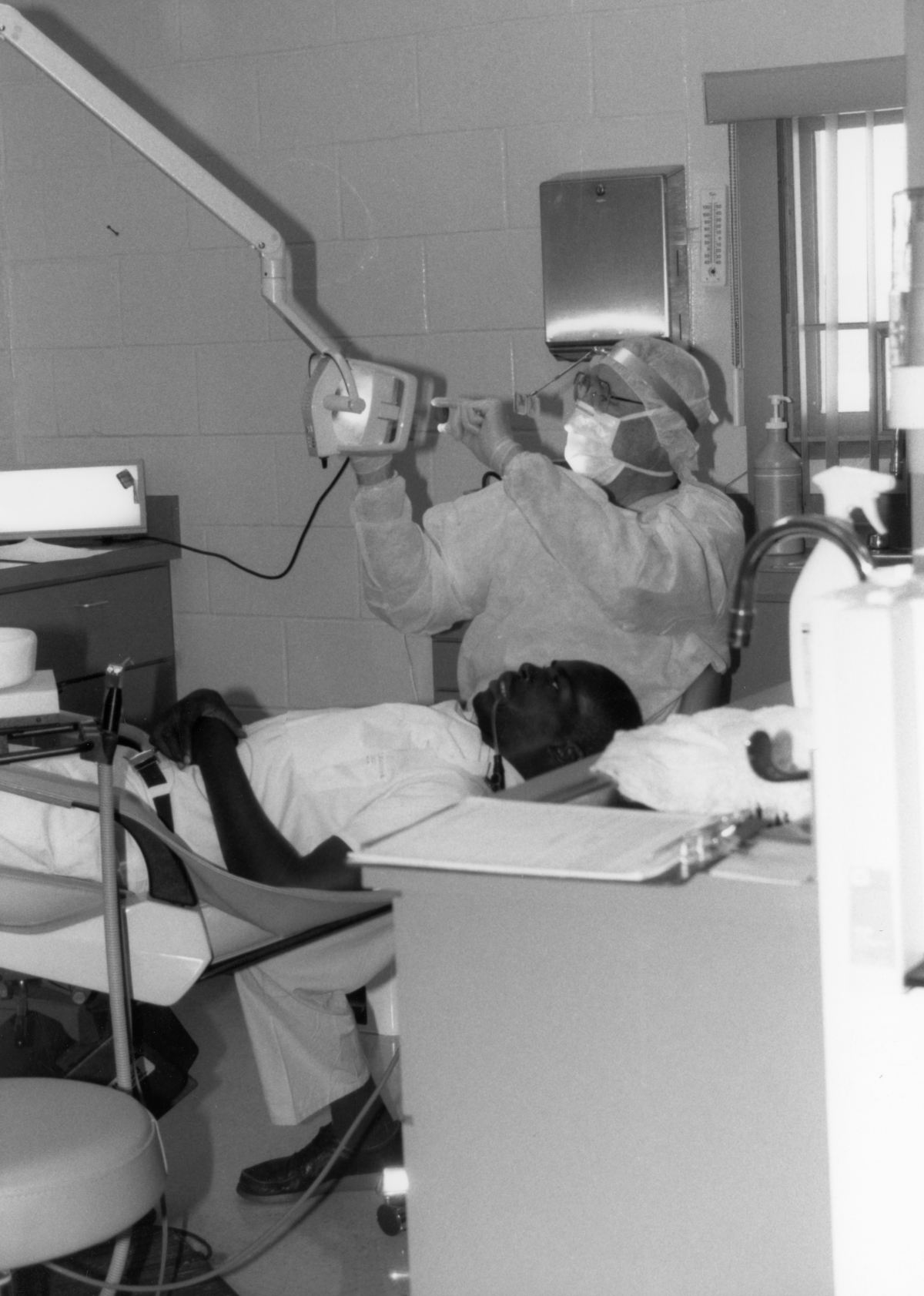 Florida Memory • Inmate receiving dental care at the Central Florida ...