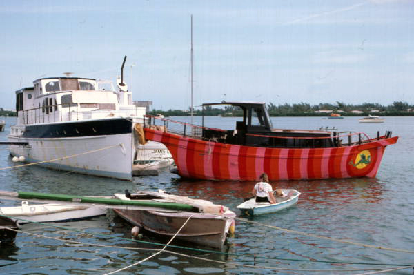 Florida Memory • Boats by "Houseboat Row" off South Roosevelt Boulevard ...