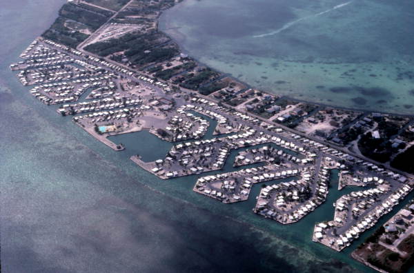 Florida Memory • Aerial view of "Venture Out" resort - Cudjoe Key, Florida