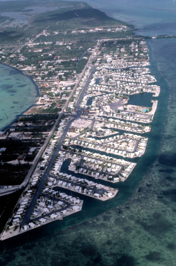 Florida Memory • Aerial view of "Venture Out" resort - Cudjoe Key, Florida