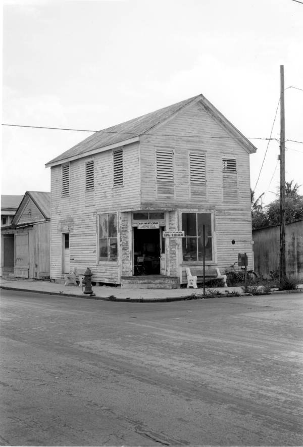 Florida Memory • "Rex of Key West" cigar factory on the corner of ...