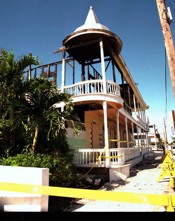 Florida Memory • Remains of cupola at The Fountains restaurant on Duval ...