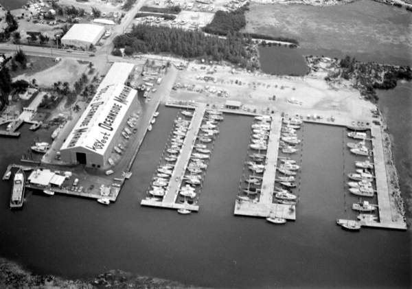 Florida Memory • Aerial view of the Key West Oceanside Marina - Stock ...
