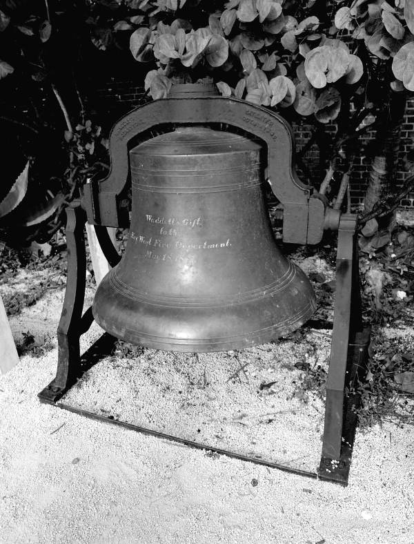 Florida Memory • Key West fire bell on display outside the East ...