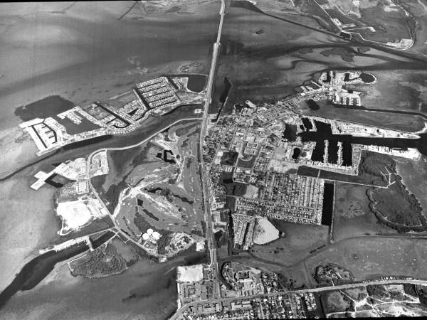 Florida Memory • Aerial view of Stock Island, Florida