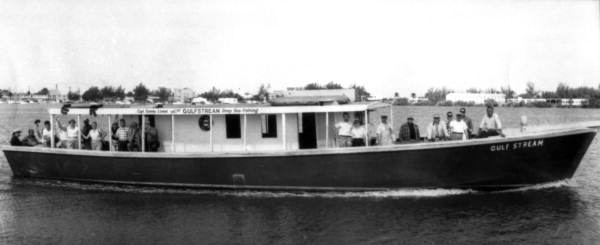 Florida Memory • Capt. Tommy Lones' charter boat "Gulf Stream" leaving ...