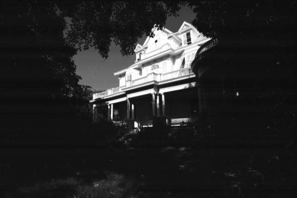 Florida Memory • View of the Curry Mansion as viewed through the trees ...