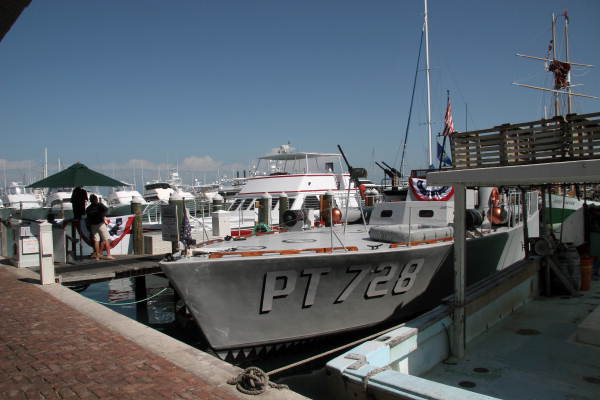 Florida Memory • Vosper motor torpedo boat PT #728 at Conch Republic ...
