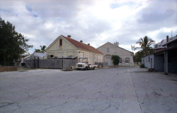 Florida Memory • View of the rear of the old Key West Coast Guard ...