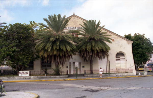 Florida Memory • Front view of the old Key West Coast Guard Station ...