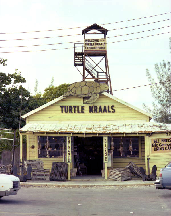 Florida Memory • Front view of the Turtle Kraals store - Key West, Florida.