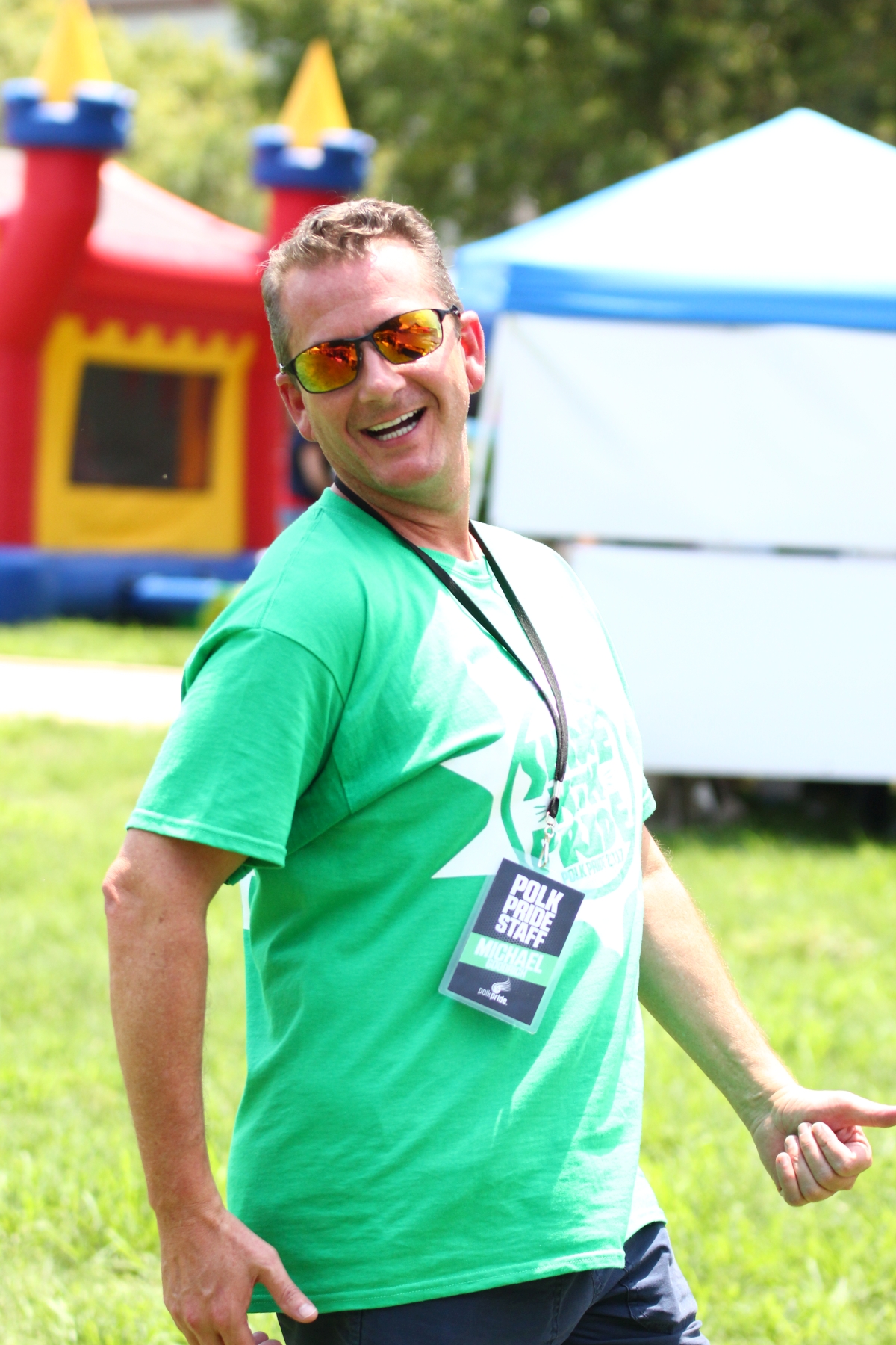 Florida Memory • Event staff member Michael Goodrich at the Polk Pride ...