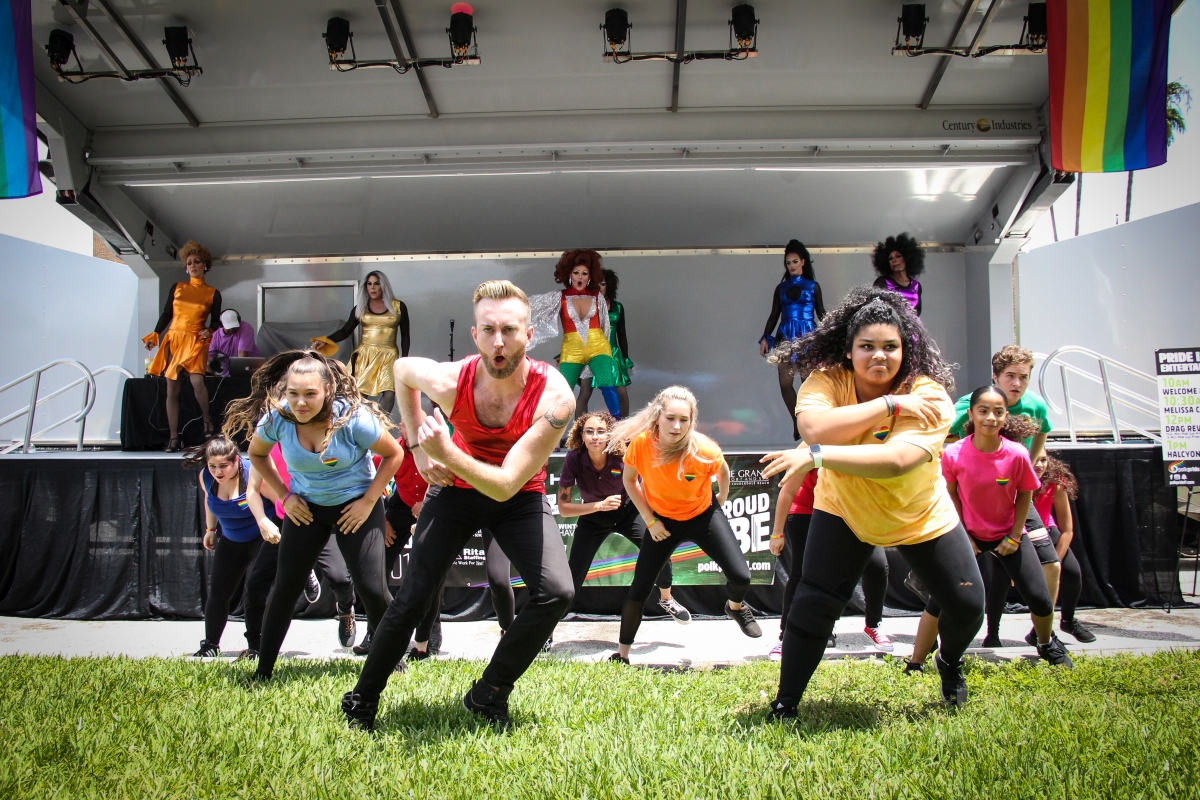 Florida Memory • Drag performers and dancers at the Polk Pride in the ...