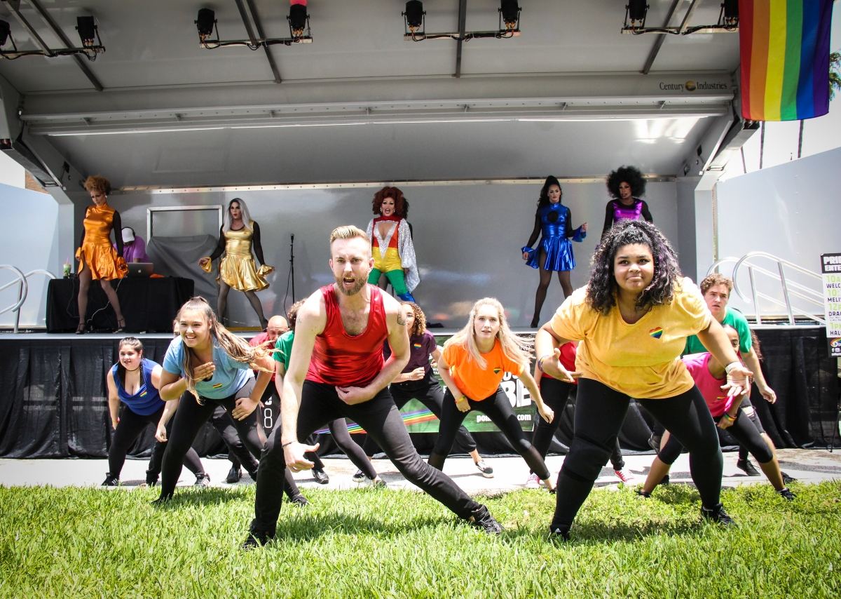 Florida Memory • Drag performers and dancers at the Polk Pride in the ...