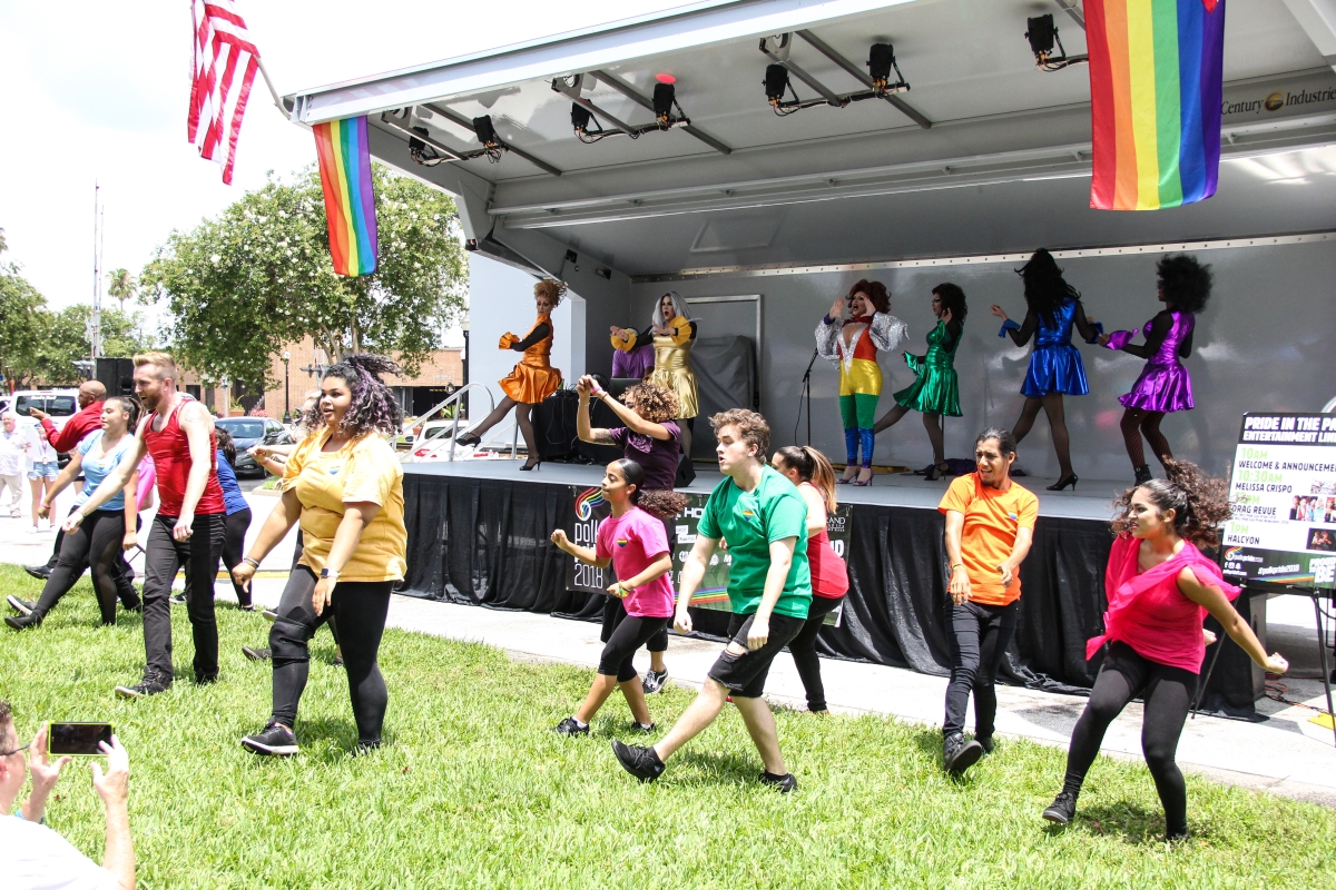 Florida Memory • Drag performers and dancers at the Polk Pride in the ...