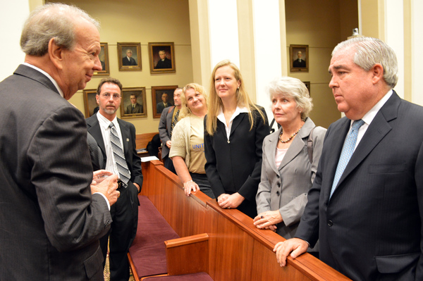 Florida Memory • UF Levin College of Law Dean Emeritus Jon Mills, left ...