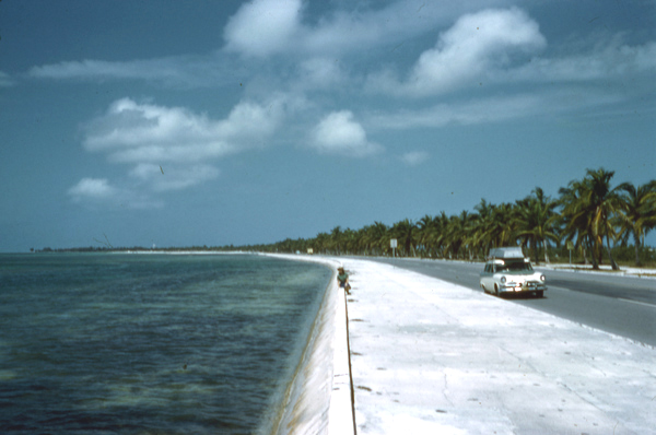 Florida Memory • Sea-wall along Roosevelt Blvd. in Key West.