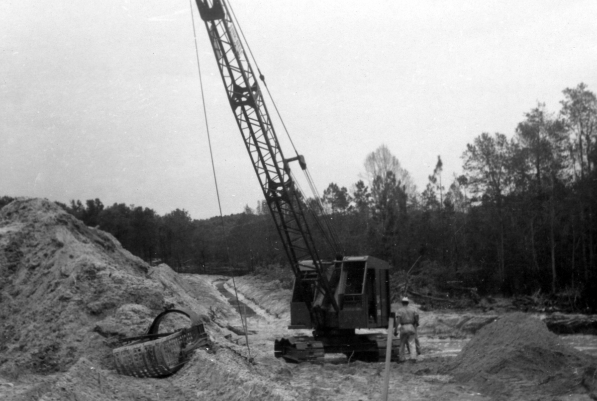 Florida Memory • Dragline at Swift & Co. phosphate mine in Agricola.