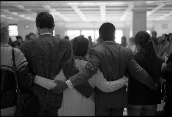 Florida Memory • Protestors link arms - Tallahassee, Florida.