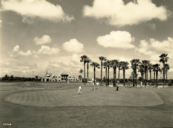 Florida Memory • Glen H. Curtiss home overlooking the Country Club ...