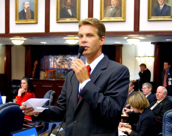 Florida Memory • Rep. Andy Gardiner, R-Orlando, answers a question on ...