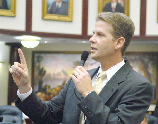 Florida Memory • Republican Leader Andy Gardiner, R-Orlando, gestures ...