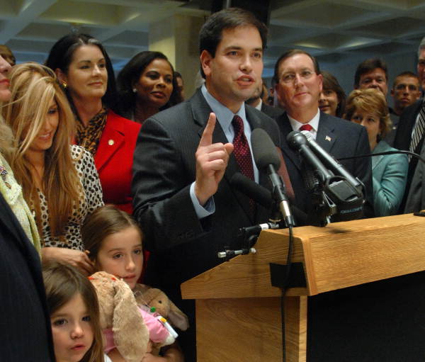 Florida Memory • With Senate President Kenneth Pruitt at his side ...