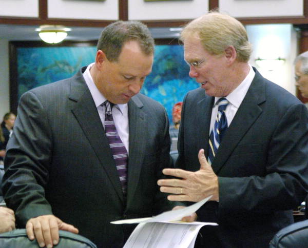 Florida Memory • Florida Representative David Mealor, at right ...