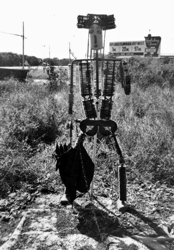 Florida Memory • Welded sculpture made by Stanley Papio on display at ...