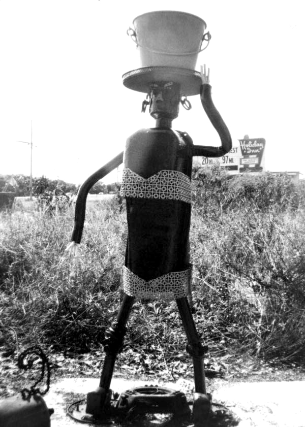 Florida Memory • Welded sculpture made by Stanley Papio on display at ...