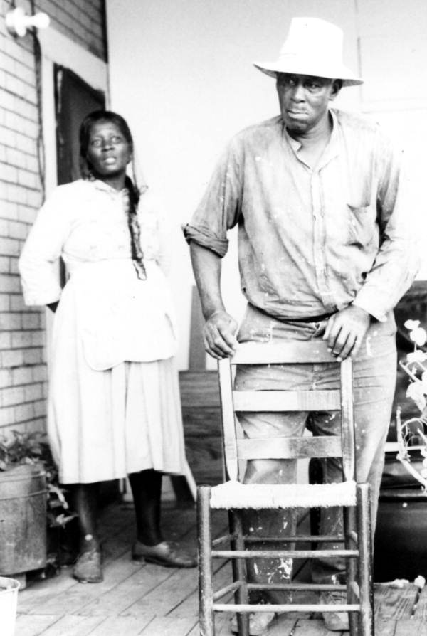 Florida Memory • Mr. and Mrs. John "Rufus" Adams with one of his ...