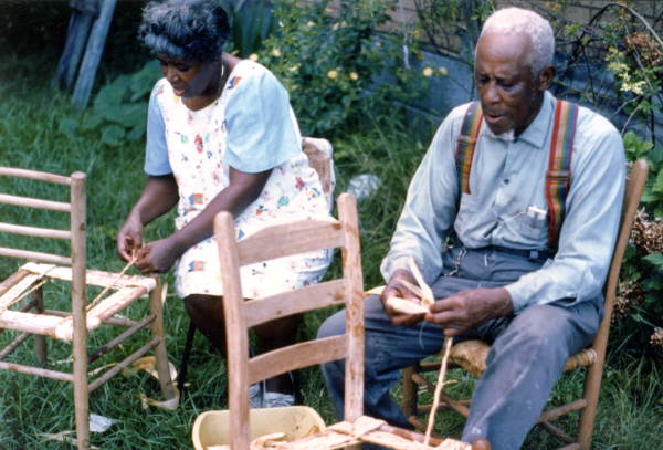 Florida Memory • Rufus Adams and step-daughter Annie Sellers making ...