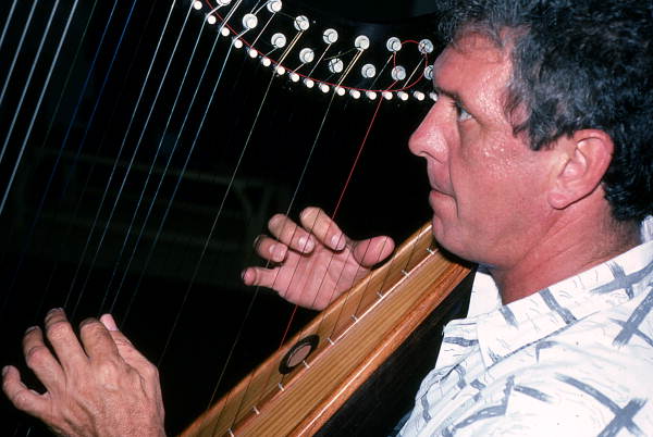 Florida Memory • Jesus Rodriguez playing Venezuelan harp- Miami, Florida.