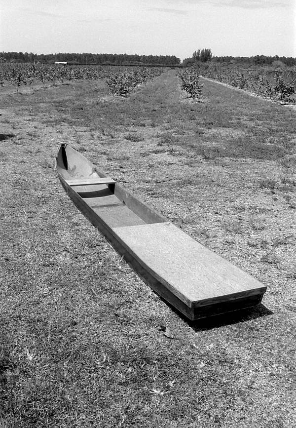 Florida Memory • Everglades skiff made by Glen Simmons- Florida City ...