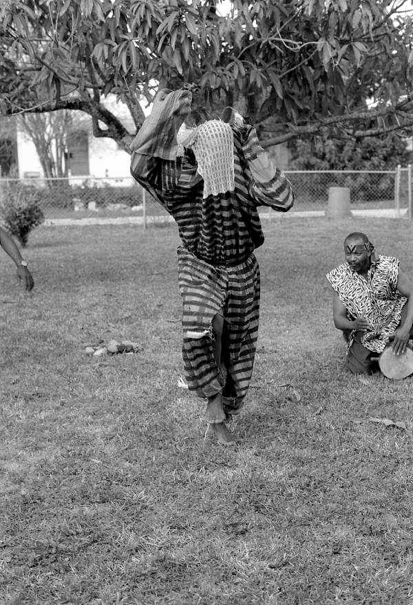 Florida Memory • Nigerian acrobatic dancer Felix Omeben and apprentice ...
