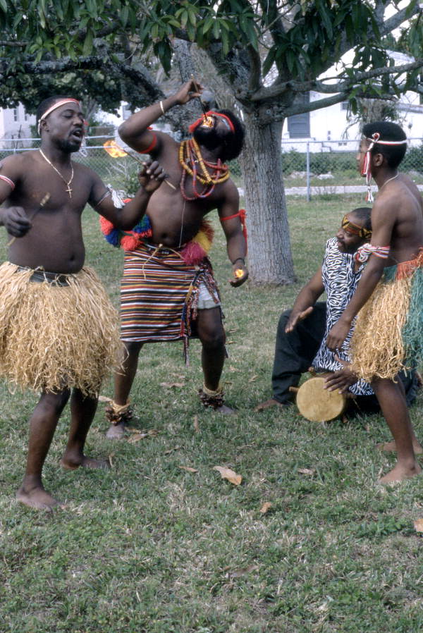 Florida Memory • Nigerian acrobatic dancers Augustine and Felix Omeben ...