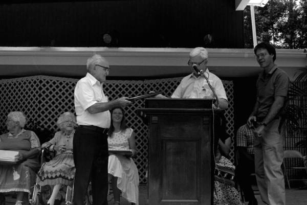 Florida Memory • Frog Smith being presented with a 1985 Folk Heritage ...