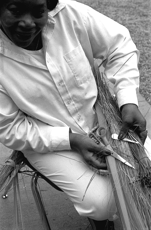 Florida Memory • Margaret Garrison shows the tools she uses to make ...